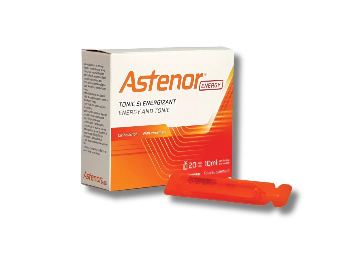Astenor Energy, 20 fiole x 10 ml solutie orala – Biessen Pharma Romania